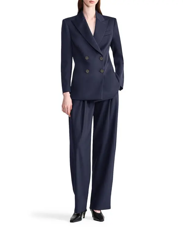 Giorgio Armani Double-breasted Wool Blazer