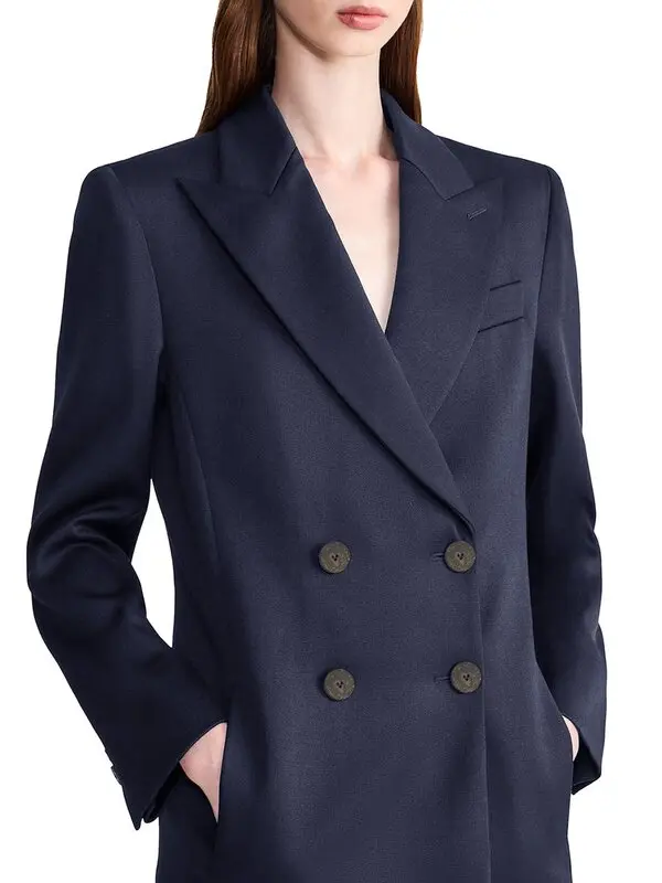 Giorgio Armani Double-breasted Wool Blazer