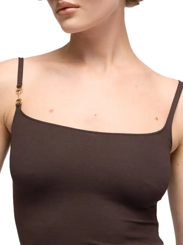 Gucci Viscose Crêpe Jersey Top With Clamp