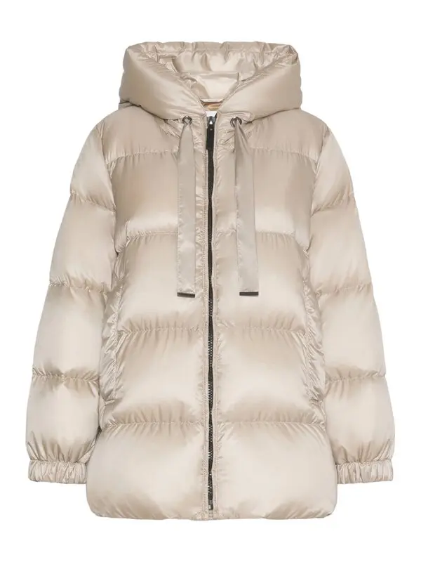 Max Mara Seia Bomber Jacket In Drop-resistant Fabric