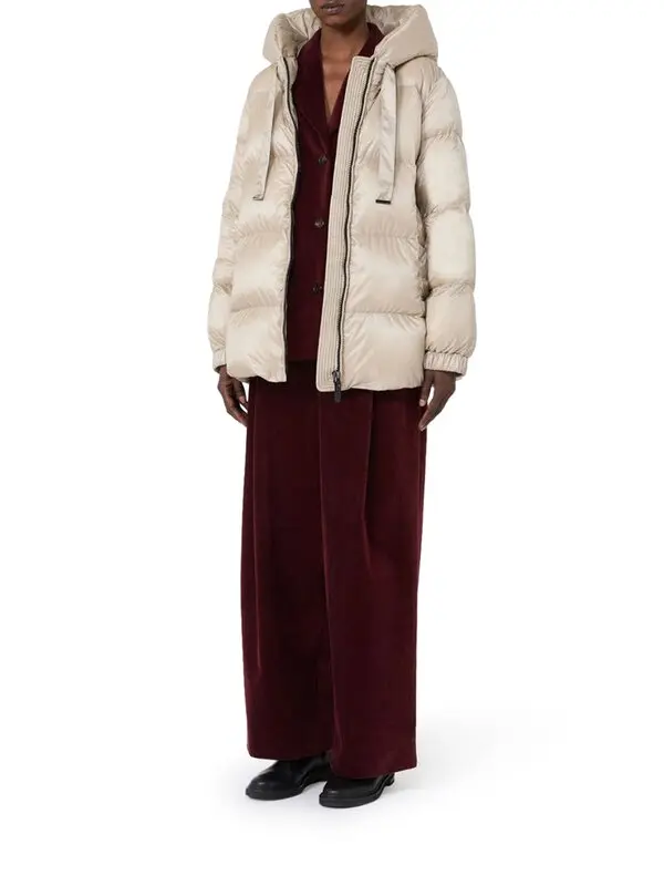 Max Mara Seia Bomber Jacket In Drop-resistant Fabric