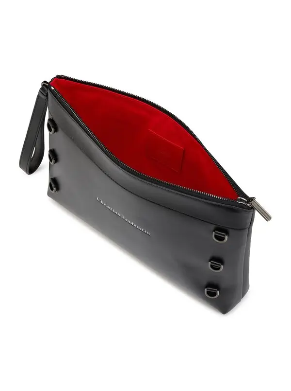 CHRISTIAN LOUBOUTIN Kosmica Smooth Calfskin Clutch
