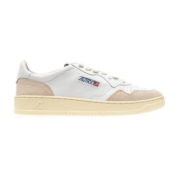 AUTRY Leather Medalist Low Sneakers - White