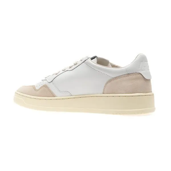 AUTRY Leather Medalist Low Sneakers - White