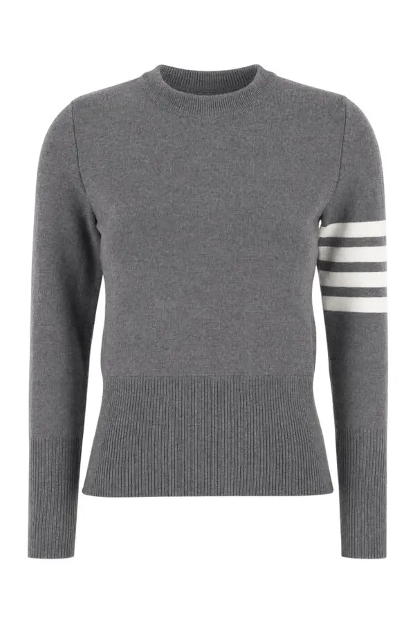 Thom Browne Long Sleeve Crewneck Knitwear