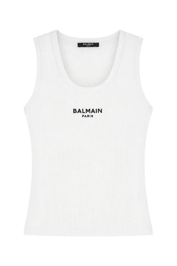 Balmain Ribbed Tank Top