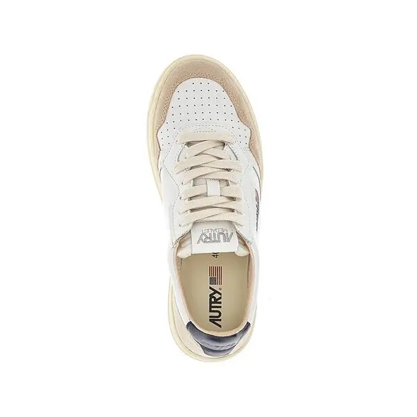 AUTRY Medalist Low Leather Sneakers - White