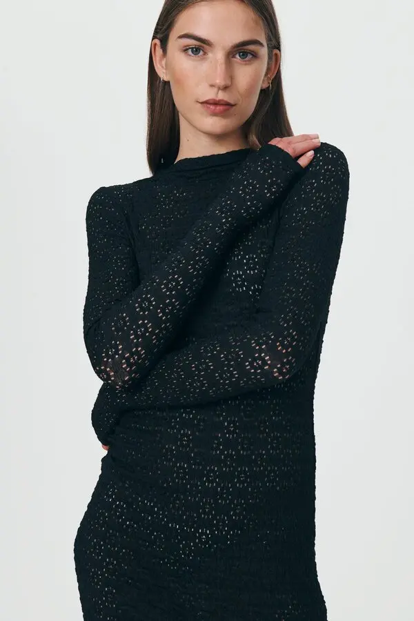 ROWIE Galo Daisy Lace Mini Dress