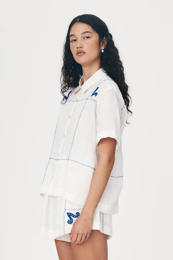 ROWIE Aries Linen Shirt