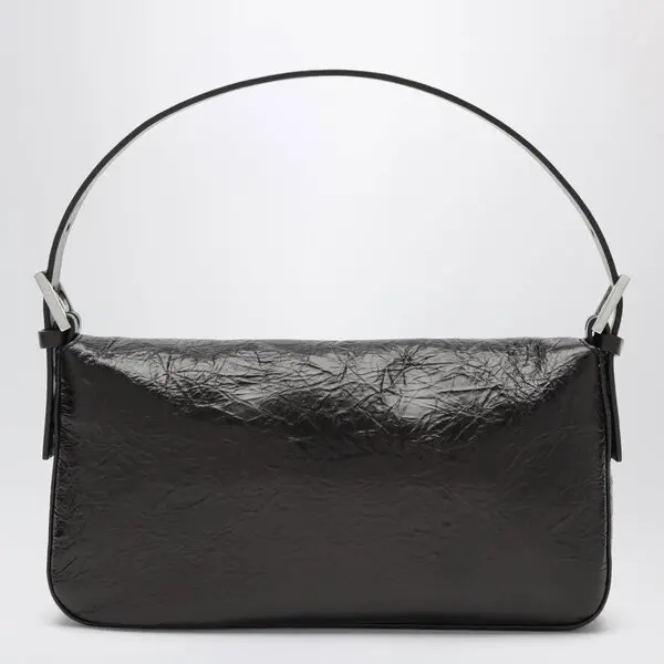 Fendi Baguette In Leather Glossy Crinkled
