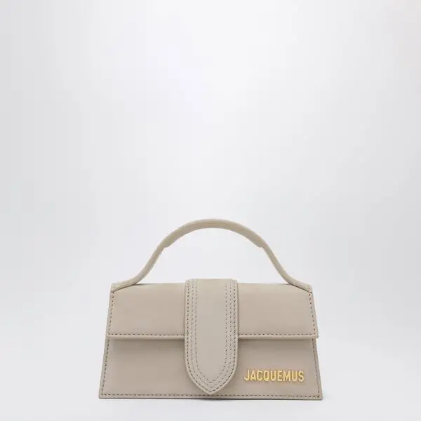 Jacquemus Bambino Dark Beige Leather Mini Bag - Cream