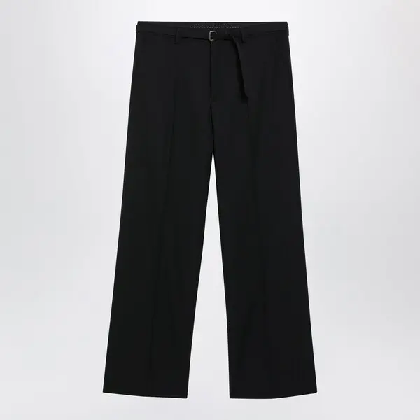 Dries Van Noten Wool Trousers With Belt