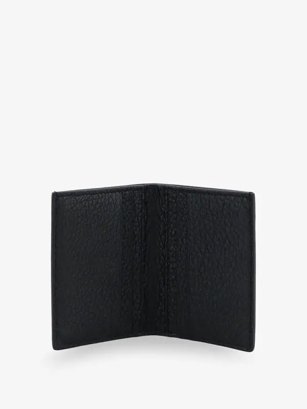 TOM FORD Leather Card Holder With Embossed Logo