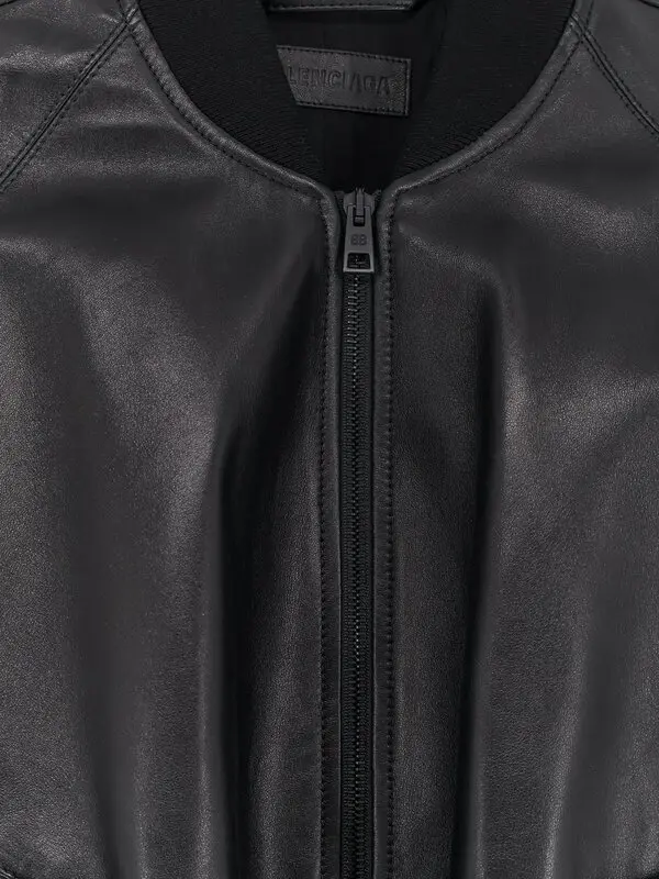 Balenciaga Sleeveless Leather Jacket