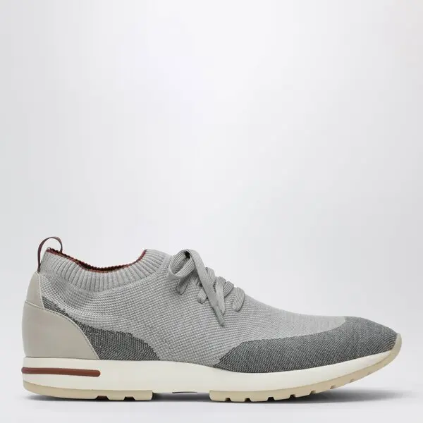 Loro Piana 360 Lp Flexy Walk Mix Wool Sneakers - Gray