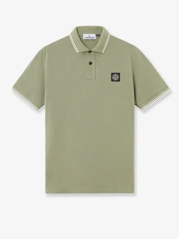 Stone Island Stretch Organic Cotton Polo Shirt - Multicolor