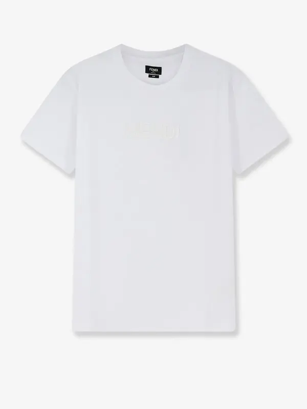 Fendi Slim Fit Cotton T-shirt