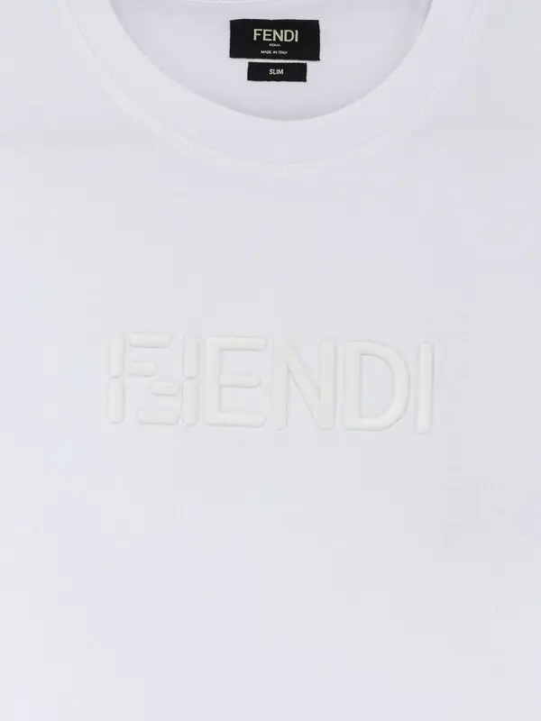 Fendi Slim Fit Cotton T-shirt