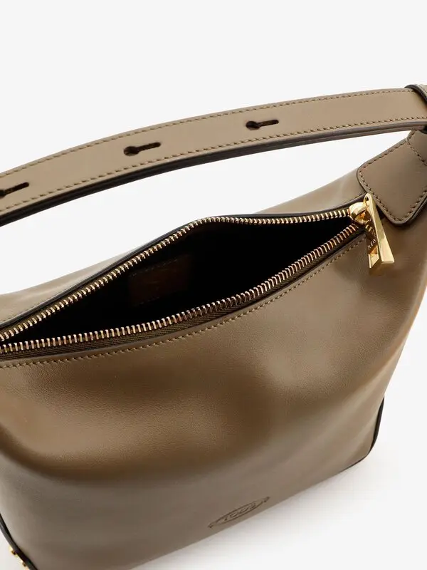 TOD'S Metal Dots Leather Mini Bag