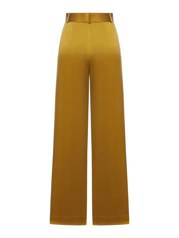 Zimmermann Wide Leg Seta Pantaloni