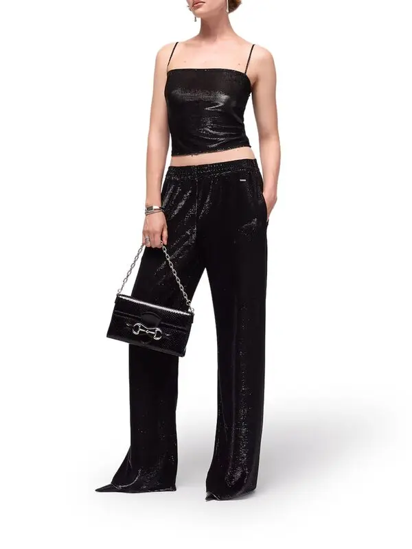 Gucci Iridescent-effect Jersey Trousers