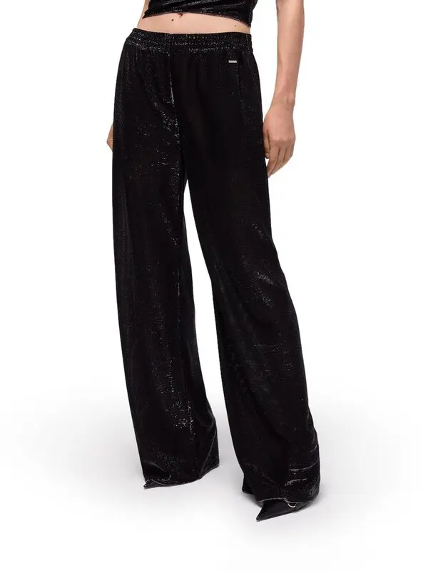 Gucci Iridescent-effect Jersey Trousers