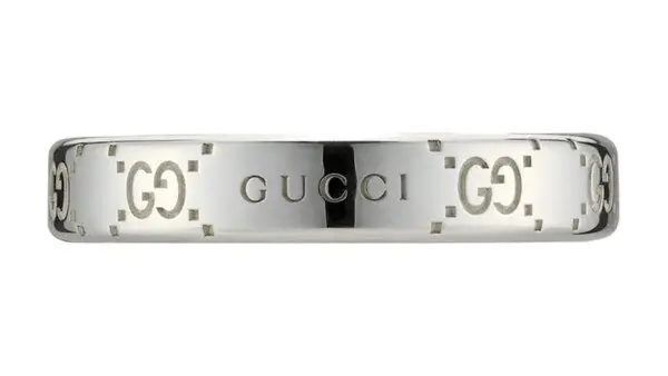Gucci Signature Gg Ring - Silver