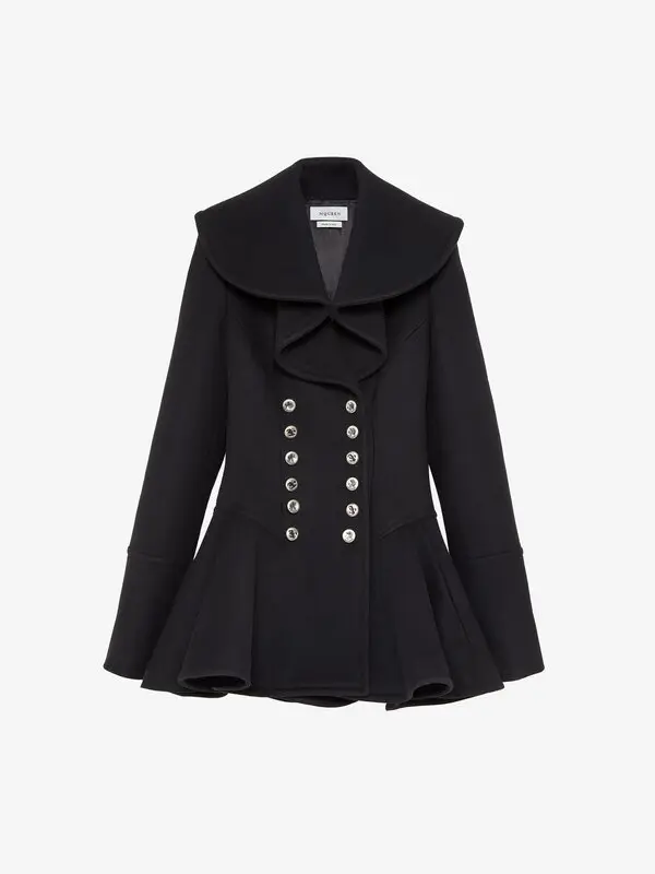 Alexander McQueen Waterfall Collar Coat