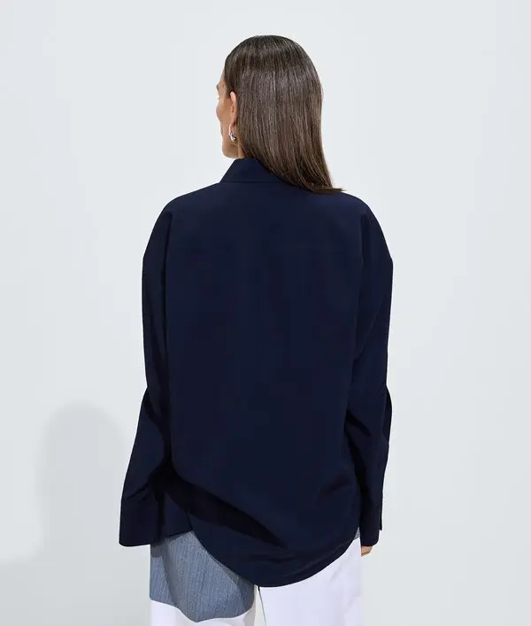 Bottega Veneta Fluid Silk And Viscose Shirt
