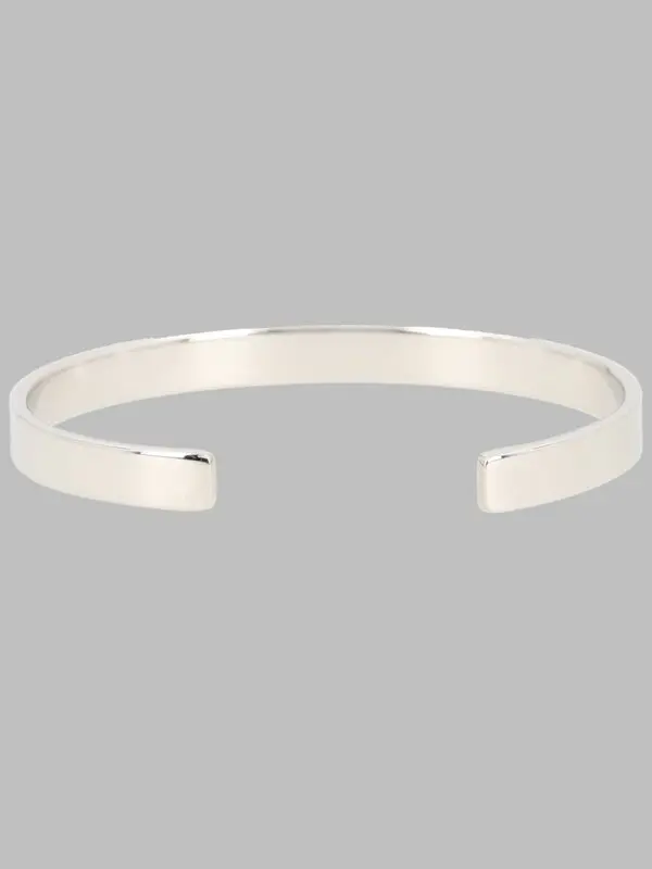 MAISON MARGIELA Bracciale Manchette Plat Con Logo
