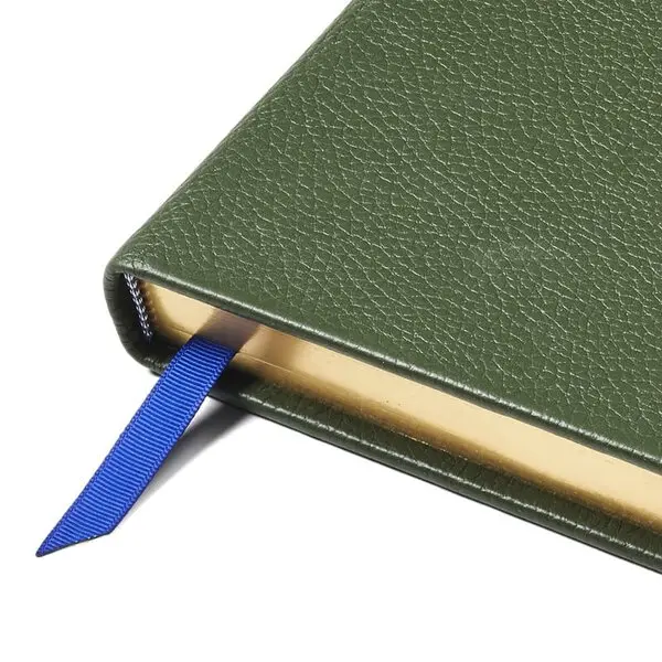ASPINAL OF LONDON 2027 A4 Week To View Diary In Pebble - Green