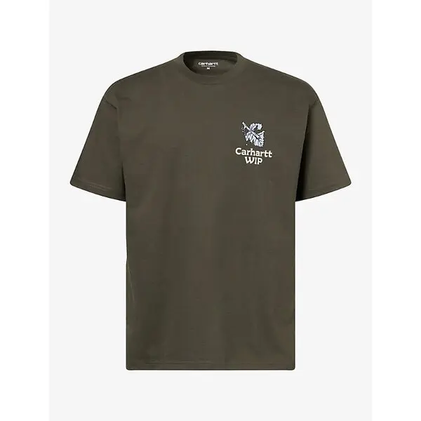 Carhartt Work In Progress Grape Picker Graphic-print Cotton T-shirt