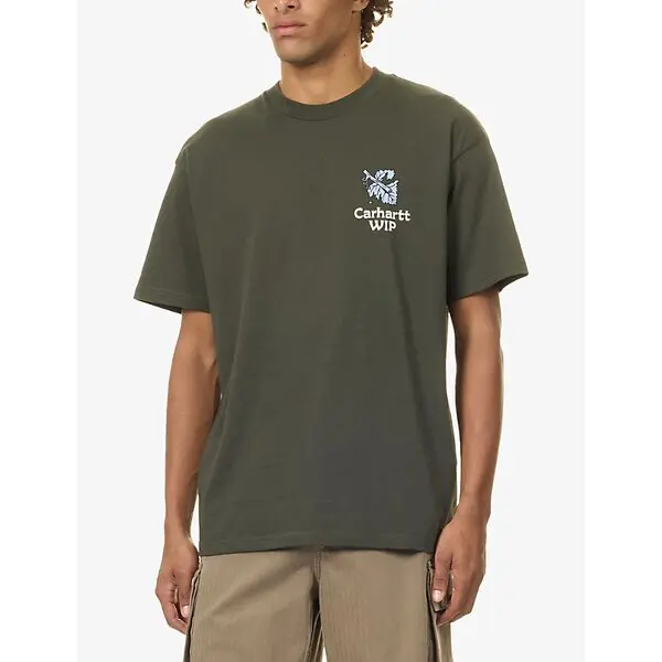 Carhartt Work In Progress Grape Picker Graphic-print Cotton T-shirt