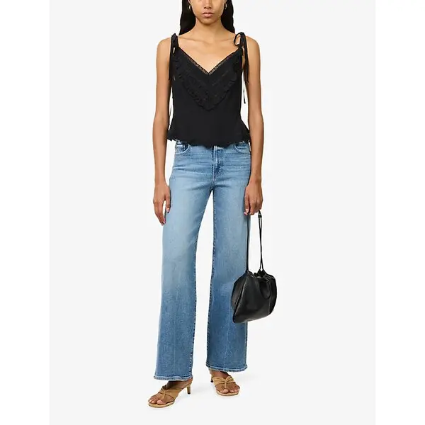 Paige Sasha Wide-leg Denim Jeans