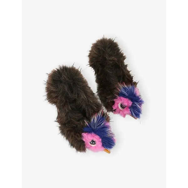 Kurt Geiger Mascot Faux-fur Heeled Courts