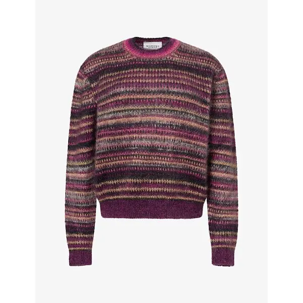 Isabel Marant Étoile Morine Striped Mohair-blend Jumper