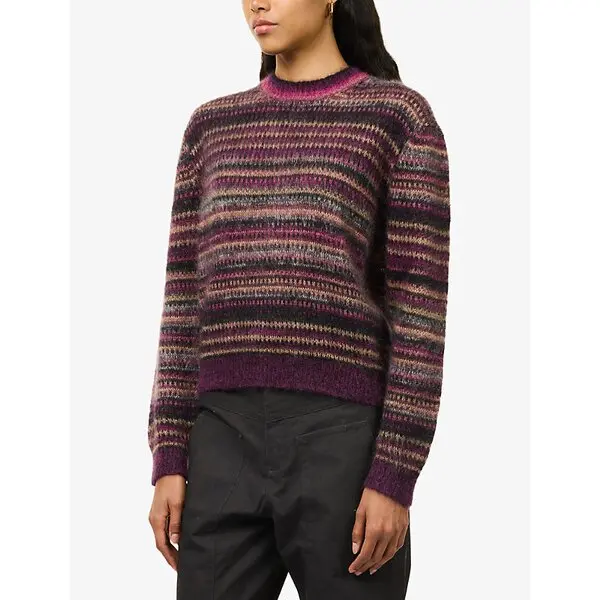 Isabel Marant Étoile Morine Striped Mohair-blend Jumper
