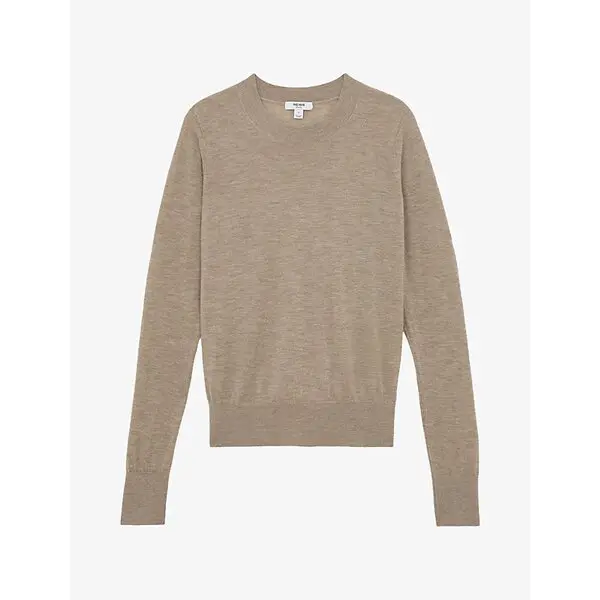 REISS Sadie Wool Jumper - Neutral