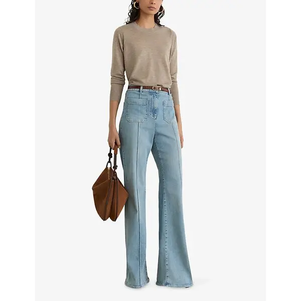 REISS Sadie Wool Jumper - Neutral