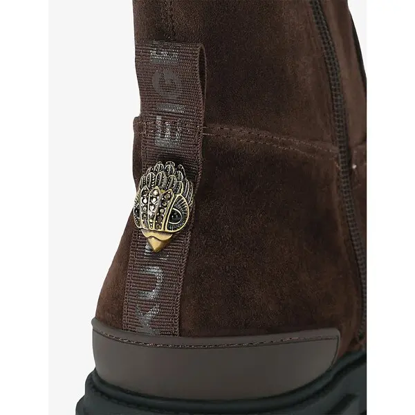 Kurt Geiger Stomp Sock Suede Ankle Boots