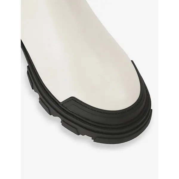Kurt Geiger Stomp Sock Leather Ankle Boots