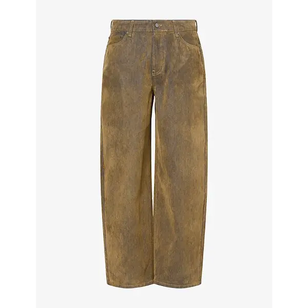 DAILY PAPER Velvet Shield Wide-leg Denim Jeans