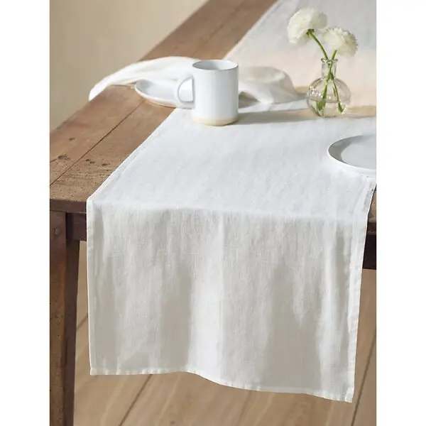 THE WHITE COMPANY Pure Linen Table Runner