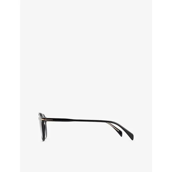 DB EYEWEAR BY DAVID BECKHAM Db 1140/s Rectangle-frame Acetate Sunglasses