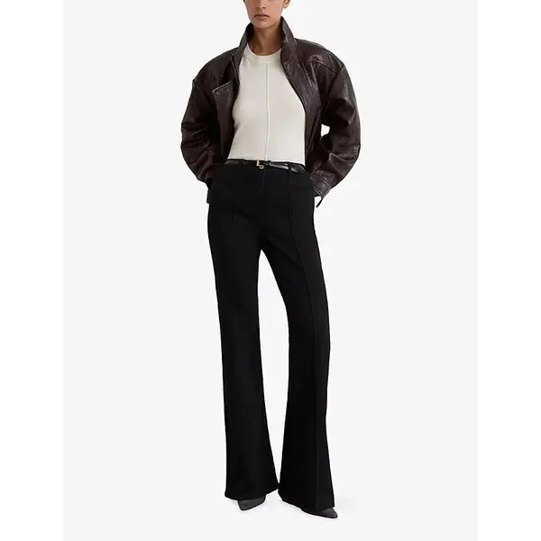 REISS Colette Reverse-seam Wool-blend Jumper