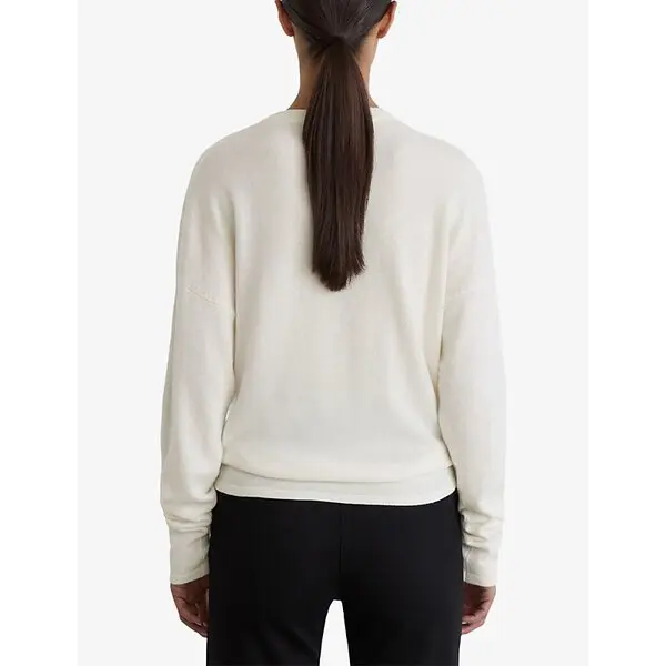 REISS Colette Reverse-seam Wool-blend Jumper