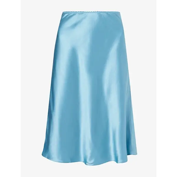 REFORMATION Layla Mid-rise Silk Mini Skirt