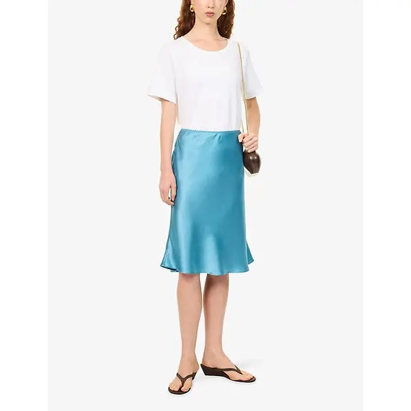 REFORMATION Layla Mid-rise Silk Mini Skirt