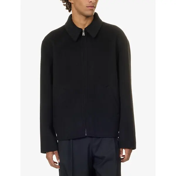 Simkhai Quinn Zip-up Wool-blend Jacket