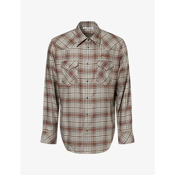 Acne Studios Surrow Checked Flannel Shirt